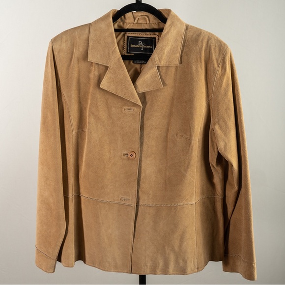 Brandon Thomas | Jackets & Coats | Brandon Thomas Vintage Tan 0 Leather ...